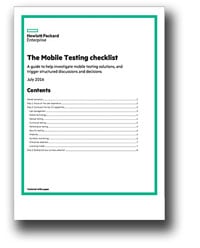 The Mobile Testing checklist