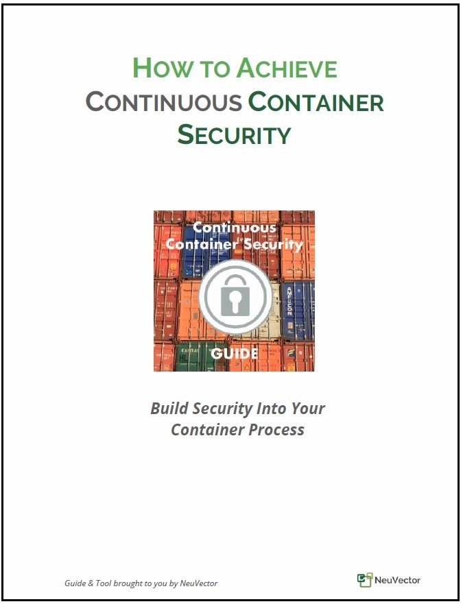 Ebook Download How To Achieve Continuous Container Security